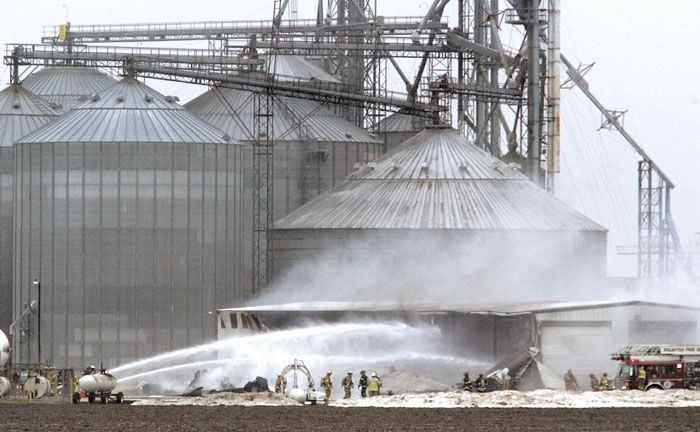 Worker escapes injury in propane explosion | Archives | gazettextra.com