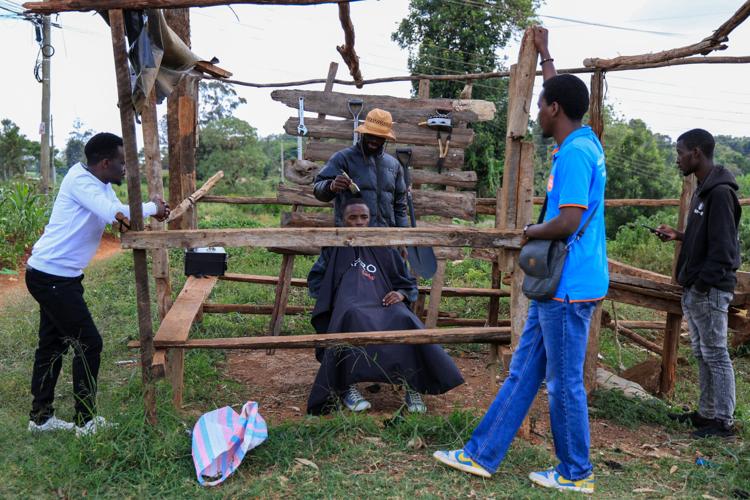 A Kenyan barber who wields a sharpened shovel thrives on Africa's ...