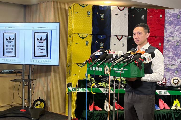 Hong Kong customs swoop ahead of the World Cup, seizing $20M in fake ...
