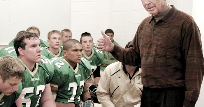 Starr delivers a pep talk to Parker | Archives | gazettextra.com