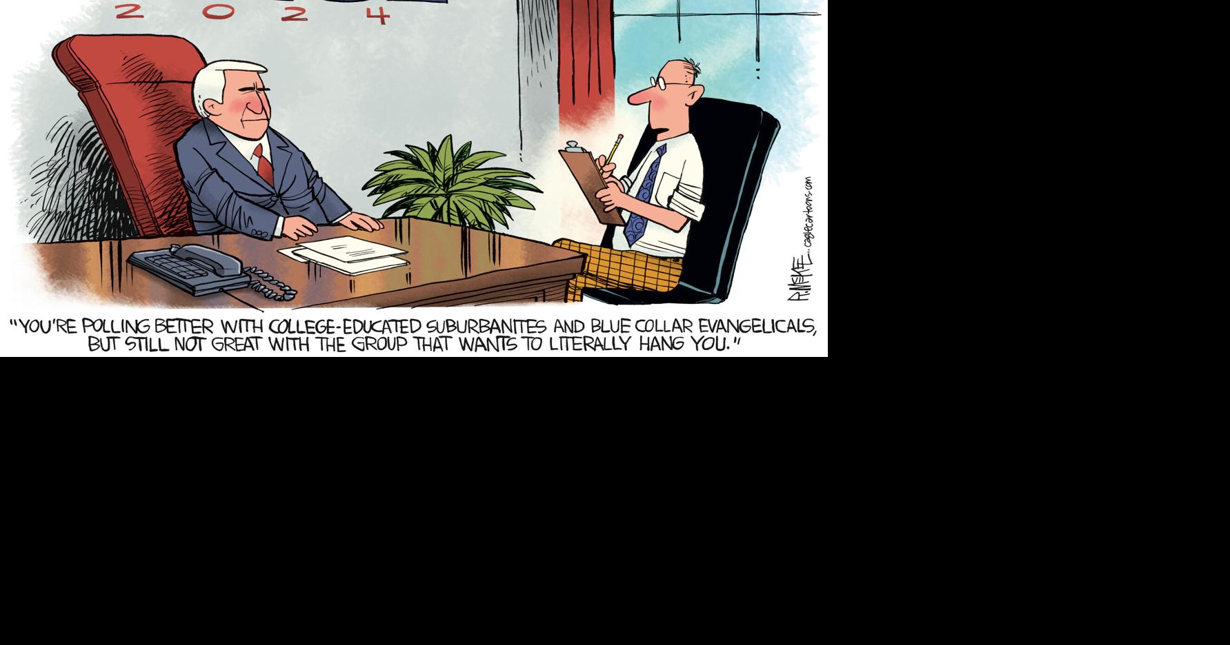 Pence polling | Political cartoons | gazettextra.com