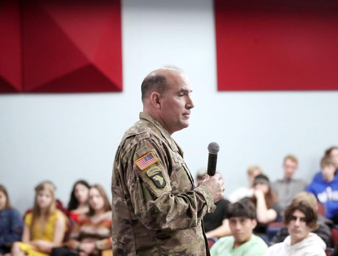 Janesville Craig alum Gen. Andrew Poppas visits students, rededicates ...