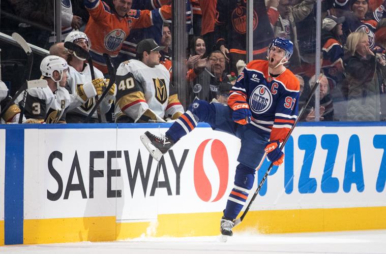 McDavid has goal and 2 assists, Oilers hold off Golden Knights 4-3 ...
