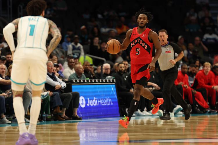 Quickley's 3-pointer at the buzzer sends the Raptors past the Hornets ...