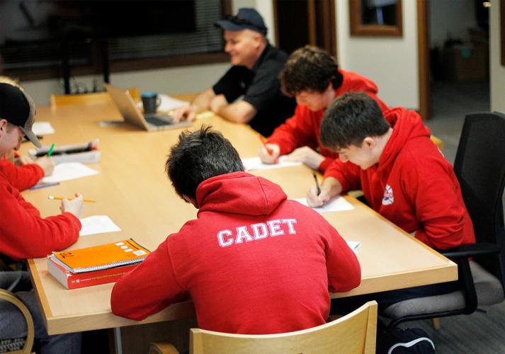 A foot up: Cadet program gives high school students a start on ...