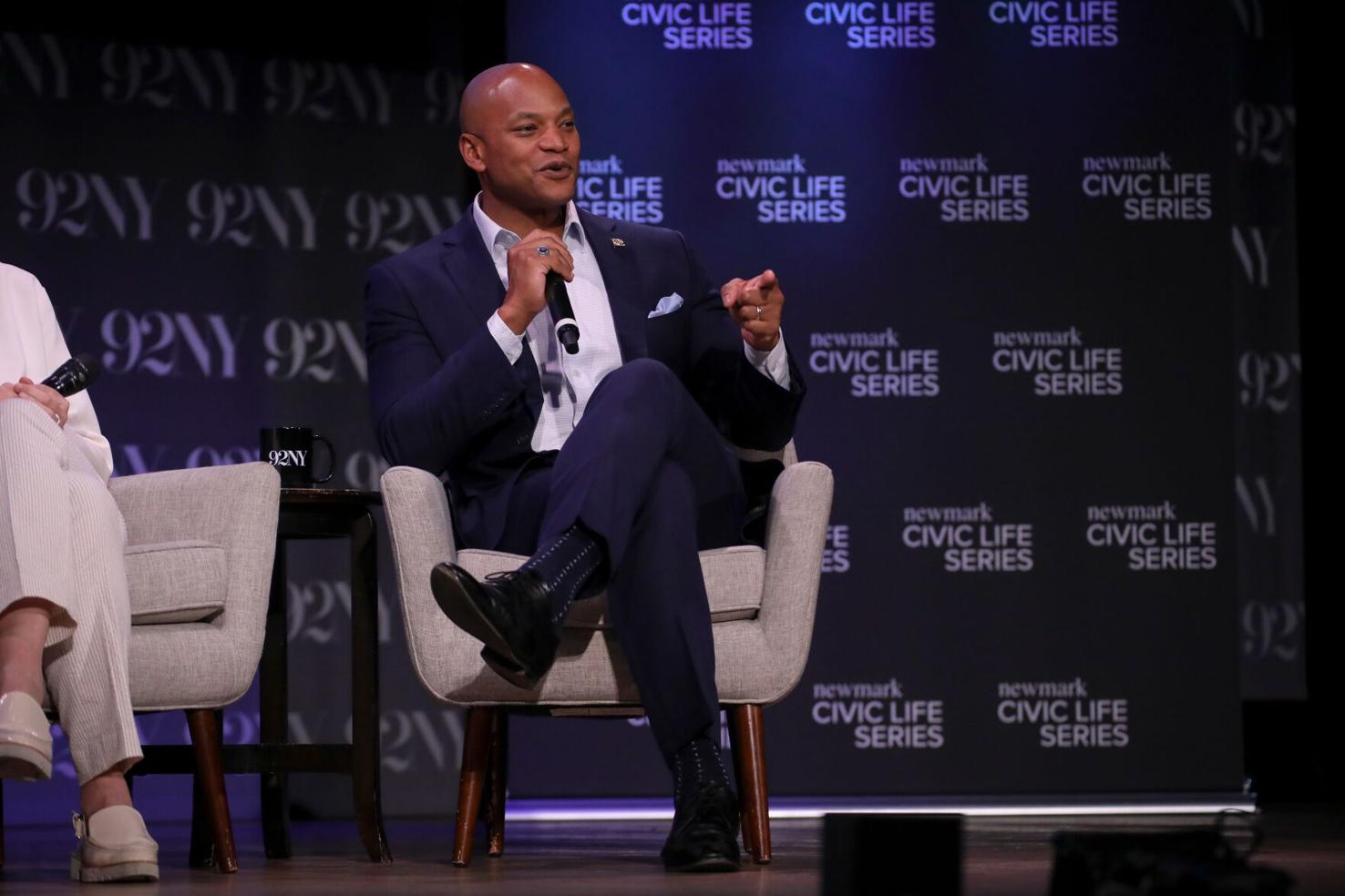 Gov. Mikie Sherrill and Gov. Wes Moore at 92NY | Nation/World ...