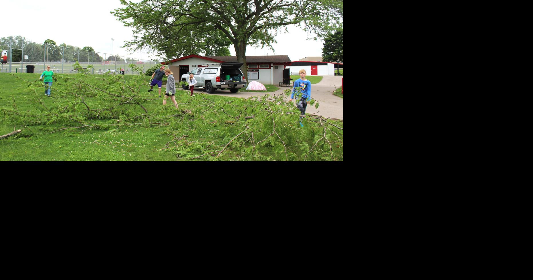 Homes damaged, trees and power lines downed by confirmed Milton-area ...