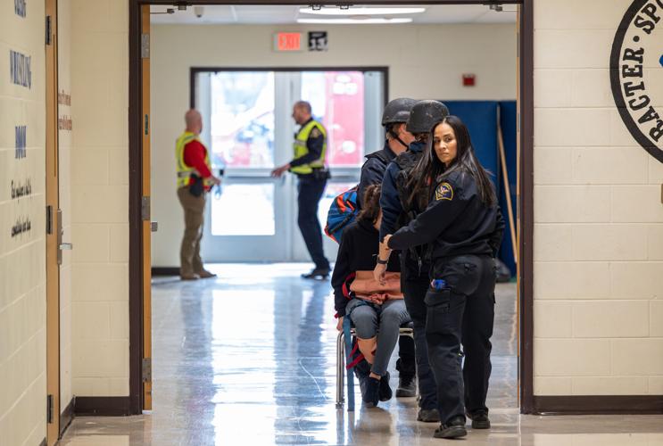 'As prepared as possible.' Emergency responders use Craig High School ...