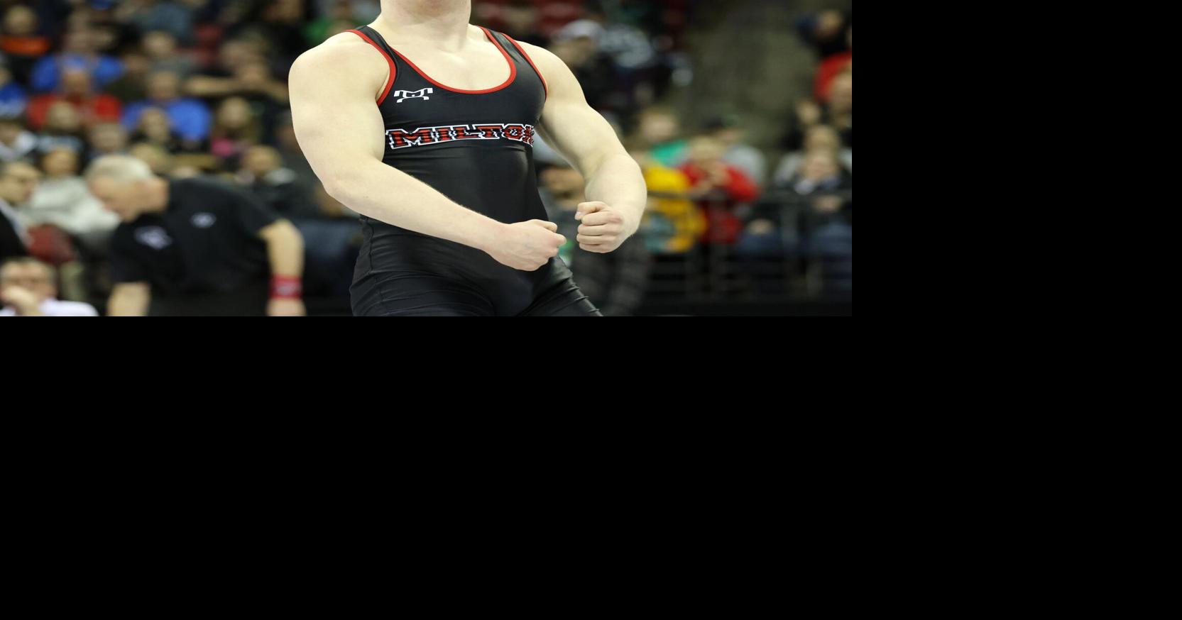 Milton wrestling team goes 3 for 3 in state championship matches ...