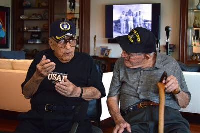 World War II flying buddies reunite nearly 70 years after the war ...