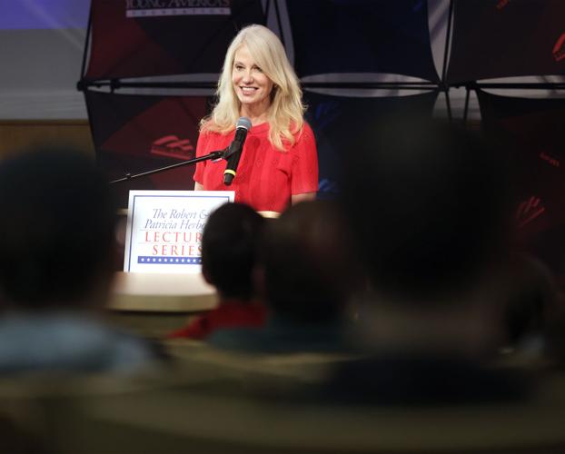 Donald Trump ally Kellyanne Conway tells UW-Whitewater students that ...