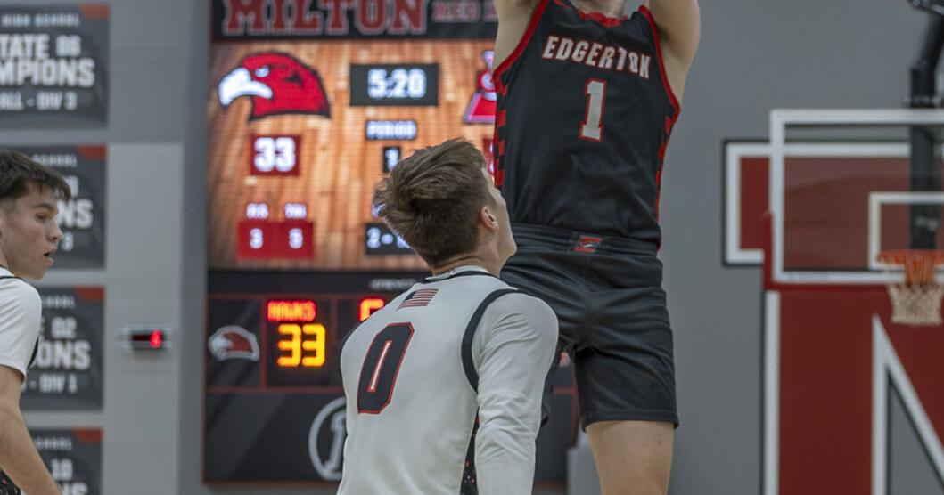 High School Boys' Basketball: Edgerton combines 3-point shooting with ...