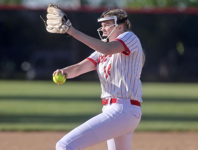 Baker approaches perfection in Milton's softball regional title game ...