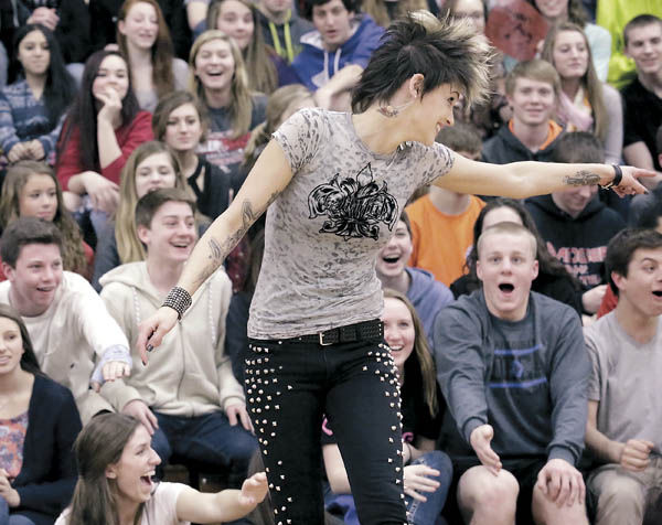 Megan Ruger, a contestant on "The Voice," performs at her alma mater in ...
