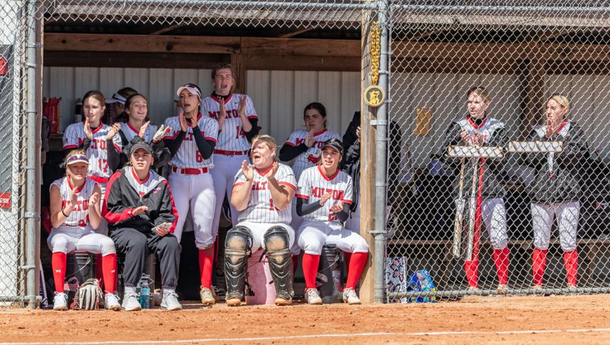 Gwen Baker goes 2-0, strikes out 27 in Milton softball's first two ...