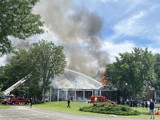 Fire engulfs East Racine Street apartment building | Local News ...