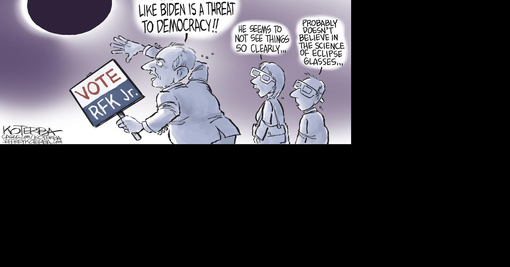 RFK Jr. and the eclipse | Political cartoons | gazettextra.com