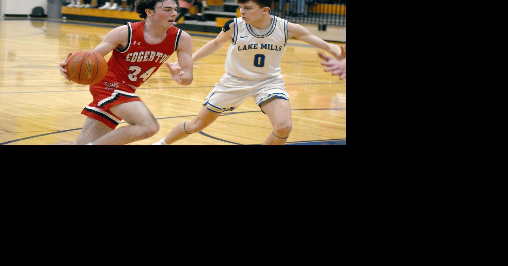 Zellmer's late free throws lift Edgerton to win over state-ranked Lake ...