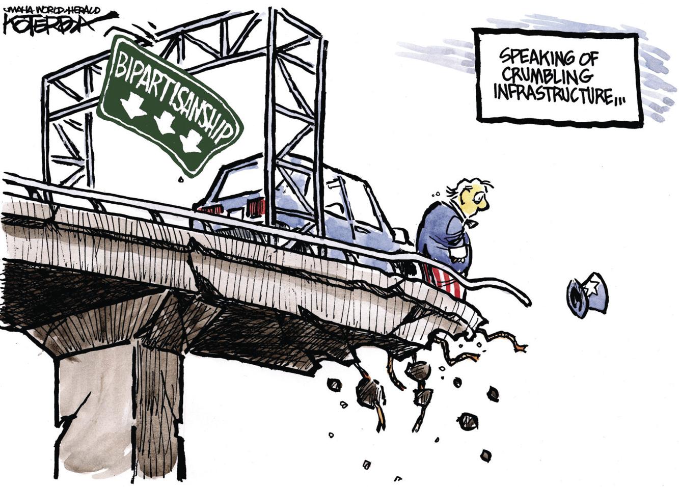Crumbling infrastructure | Political cartoons | gazettextra.com