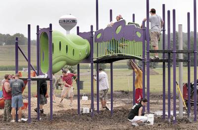 Milton's new playground set to open Sept. 15 | Archives | gazettextra.com
