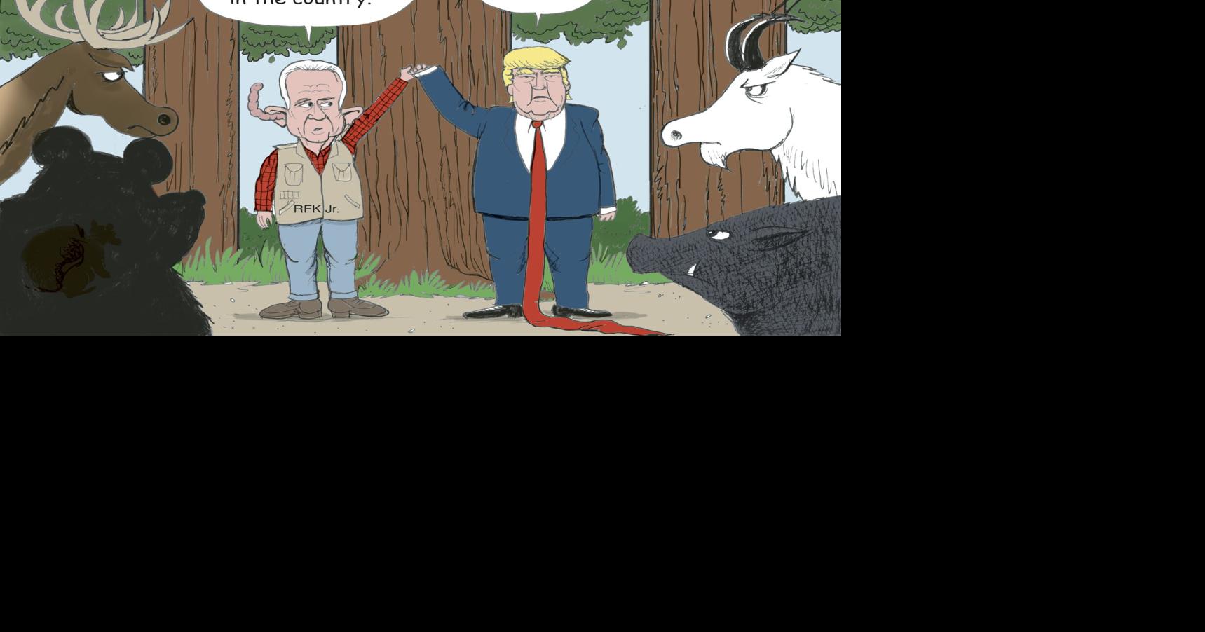 RFK Jr. endorses Trump | Political cartoons | gazettextra.com