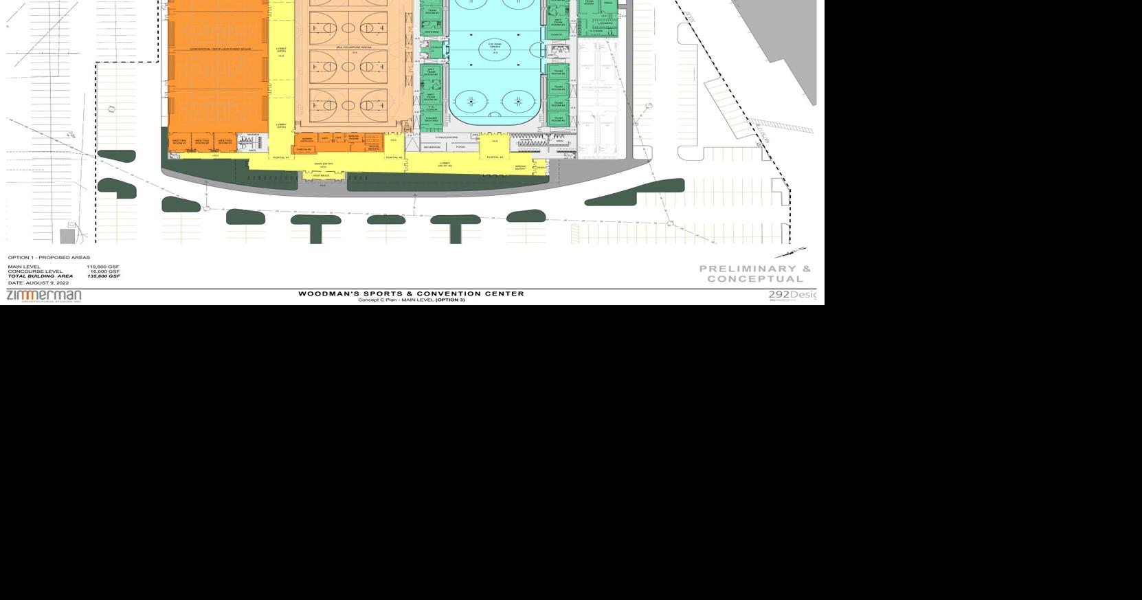 New estimate shows ice arena and conference center could cost $60 ...