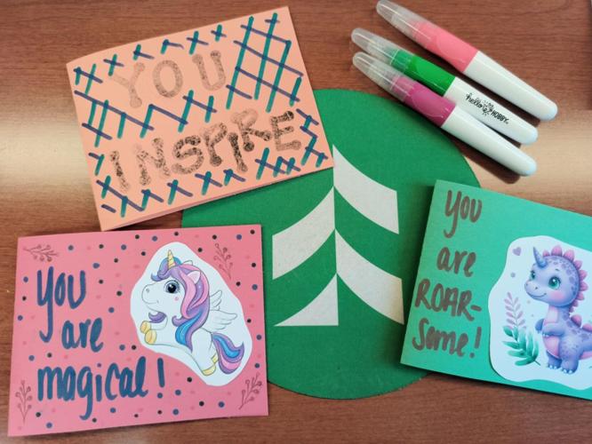 'Caring' cards: Associated Bank offers card making table for ...