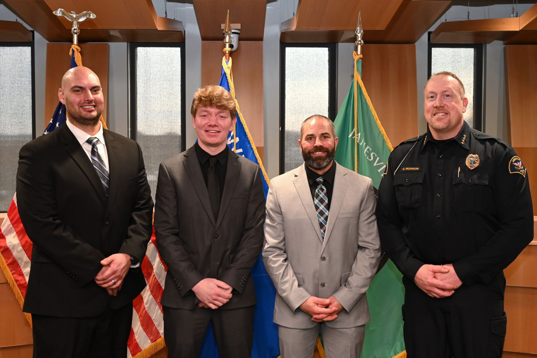 Janesville Police Department welcomes three new police officers | Local News | gazettextra.com