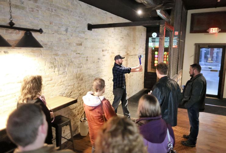 Hurling Hatchets: Papa Docs Axe Throwing opens in downtown Janesville ...