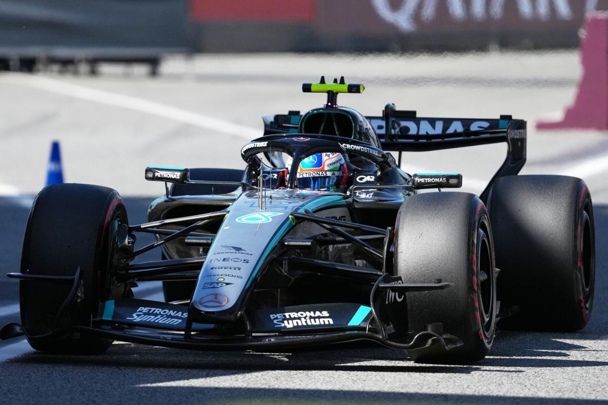 Russell to start Barcelona GP from pole ahead of Hamilton, F1 leader ...
