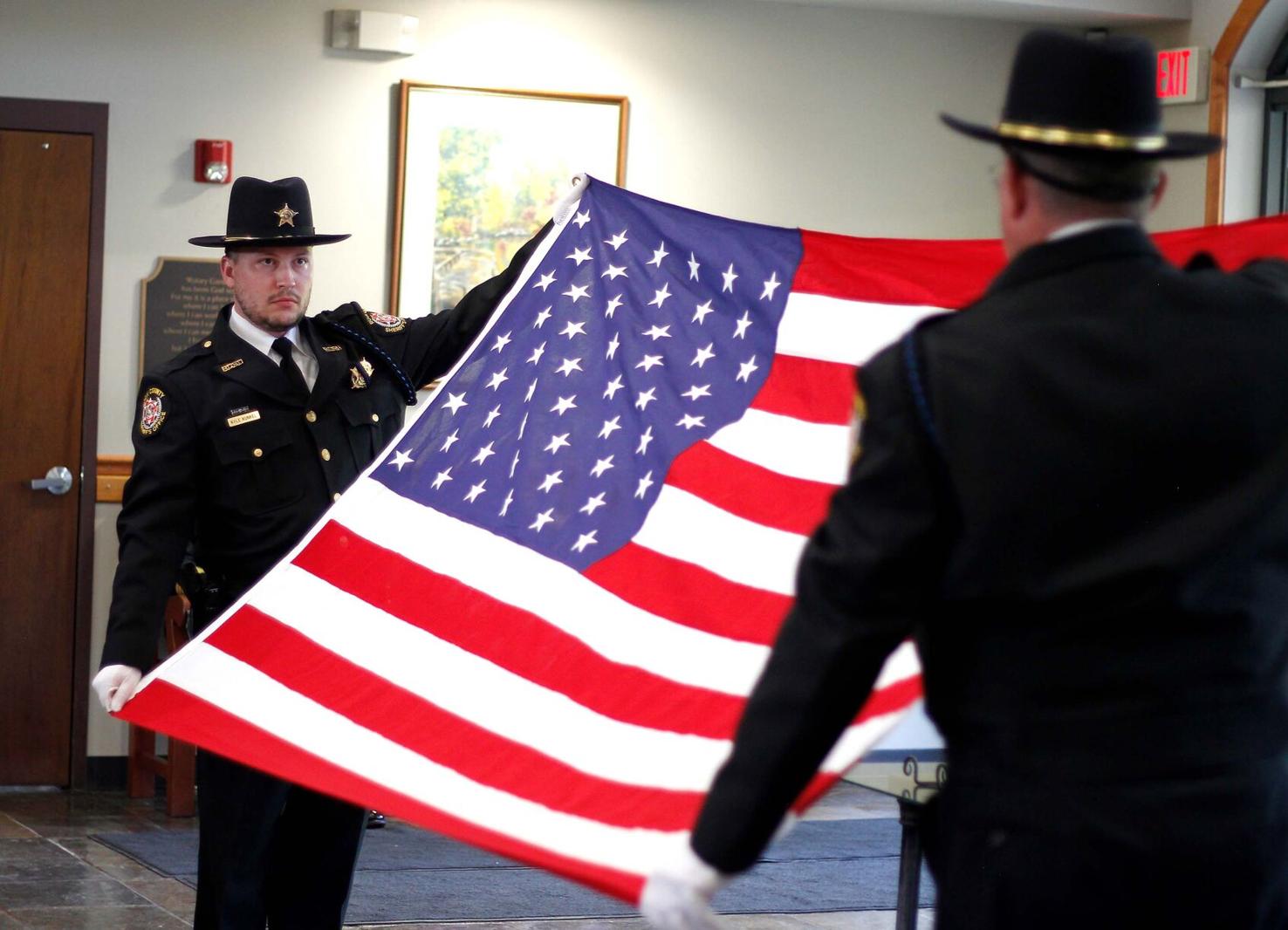 Honoring fallen officers: Solemn law enforcement memorial ceremony ...