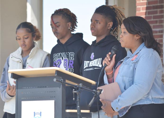 Black student athletes share at Beloit Stand Against Racism event ...