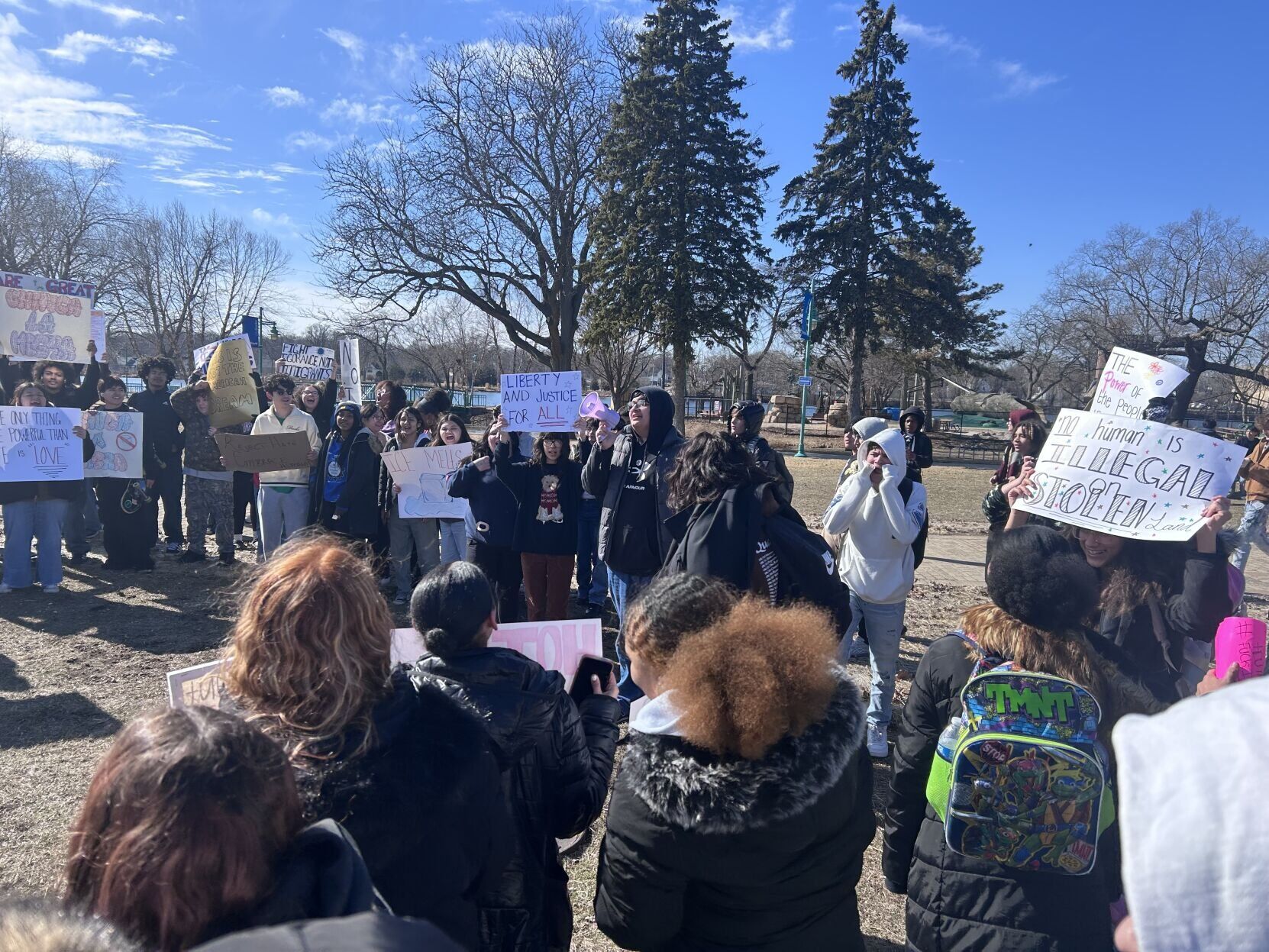 Beloit high school students walk out to protest ICE | Local News ...