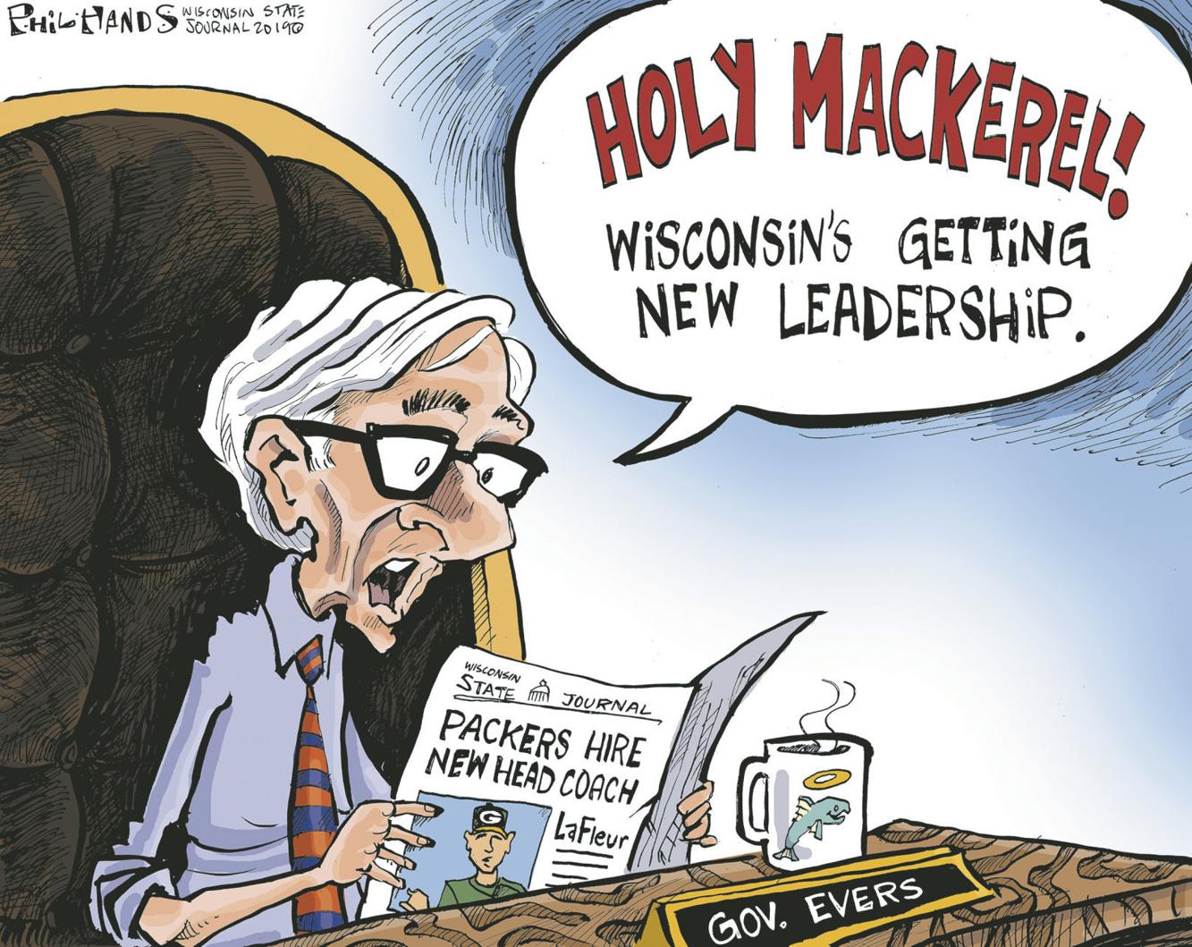 New leadership in Wisconsin | Political cartoons | gazettextra.com
