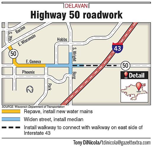 Work on Highway 50 expansion project set to begin April 10 in Delavan ...