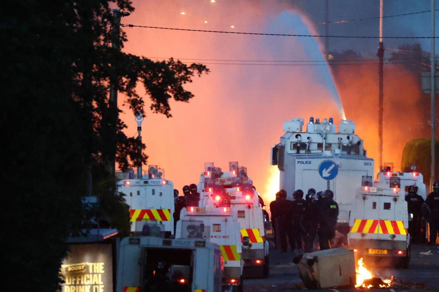 Britain Northern Ireland Stabbing Protests | Nation/World | gazettextra.com