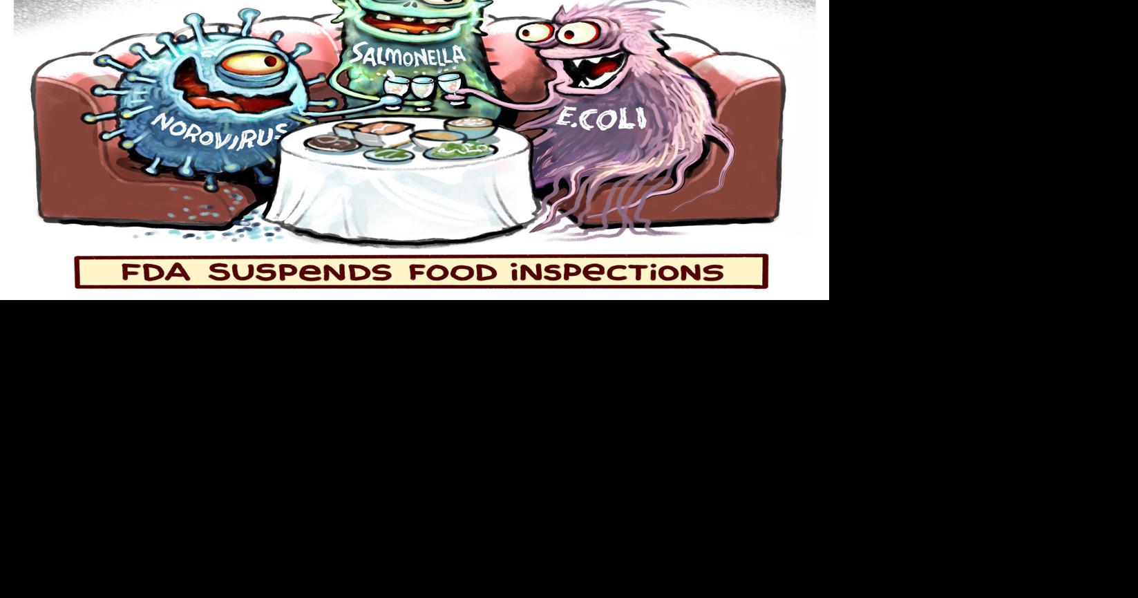 FDA suspends food inspections | Political cartoons | gazettextra.com