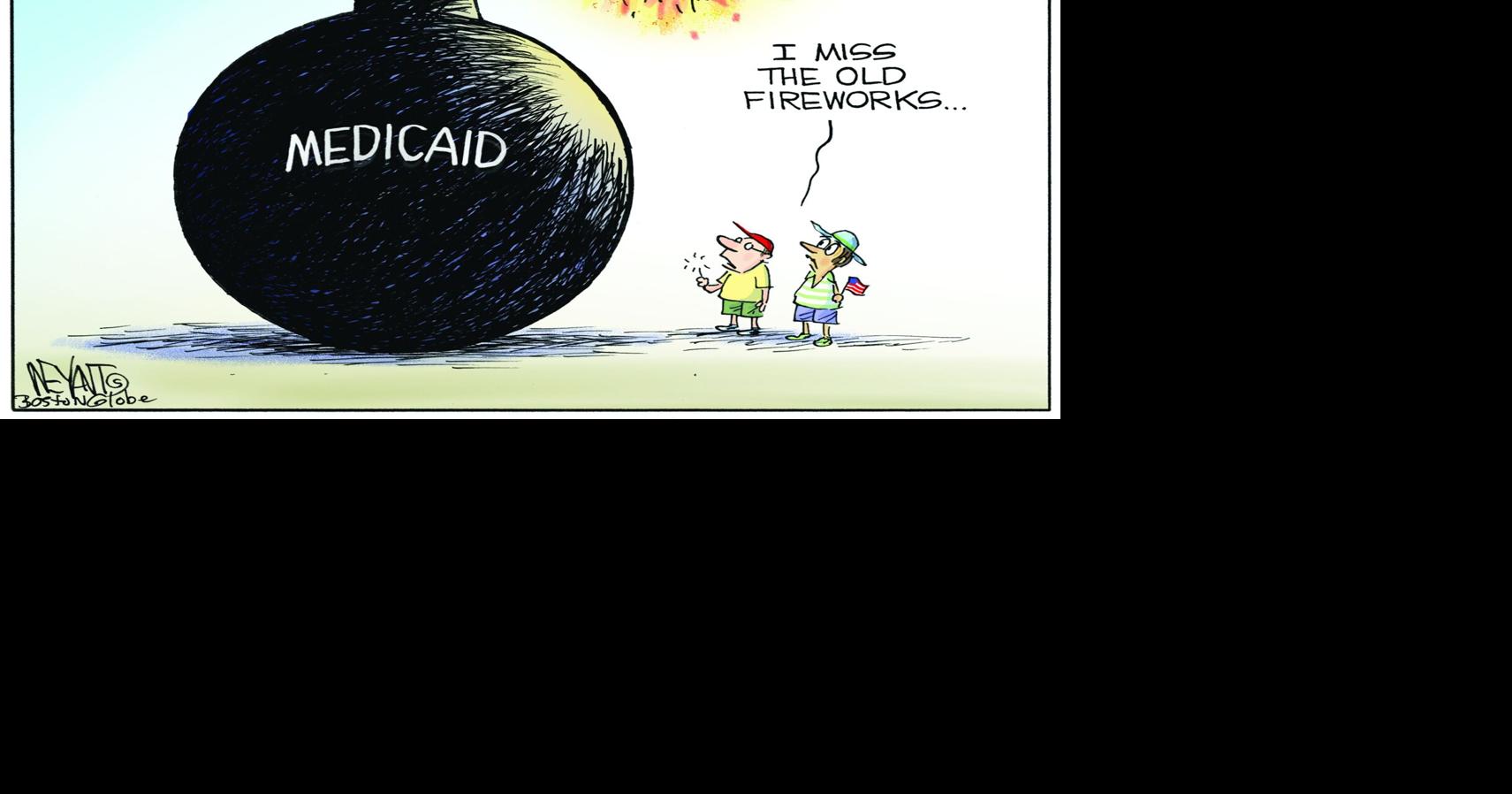 Medicaid bomb | Political cartoons | gazettextra.com