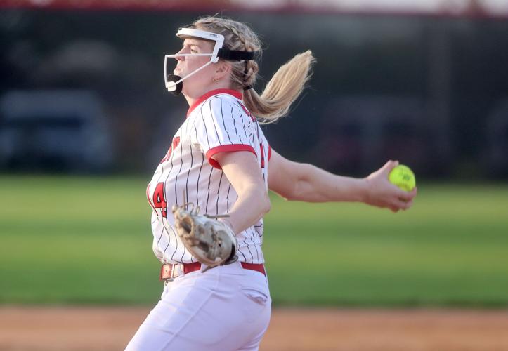 Softball: Milton's Baker deals, then Marquardt drives in game-winning ...