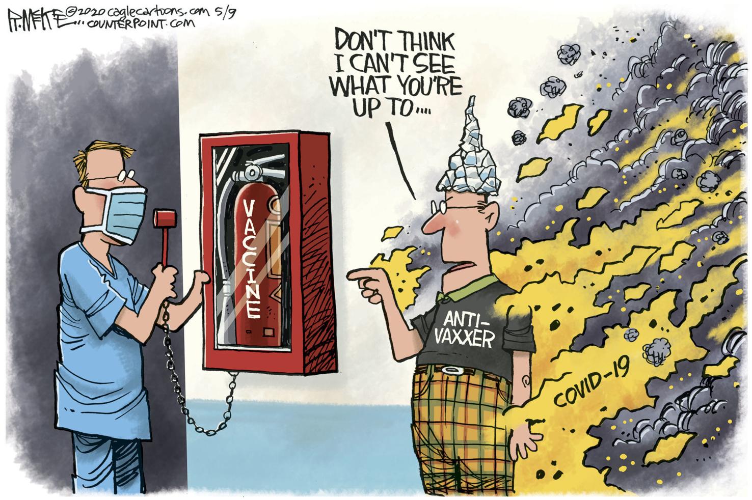 Anti-vaxxer skepticism | Political cartoons | gazettextra.com