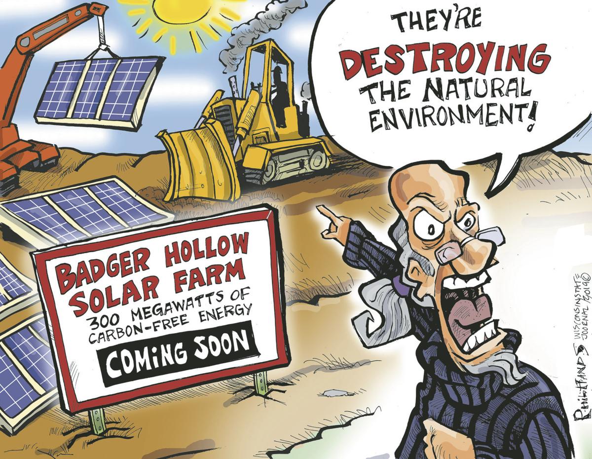 Liberals angry about solar? | Political cartoons | gazettextra.com