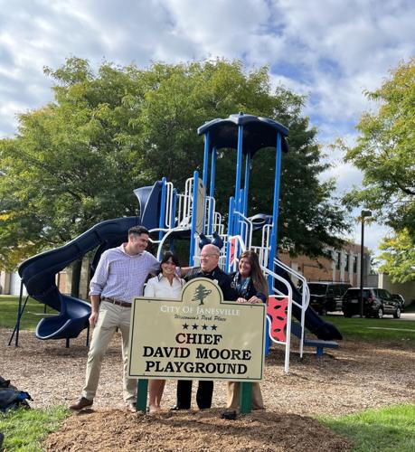 Playground renamed for retiring Police Chief David Moore | Local News ...
