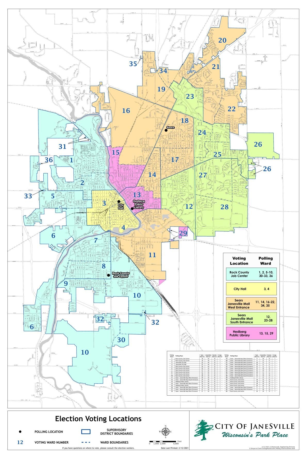 Election 2021 voting wards map | Uploaded Pdfs | gazettextra.com