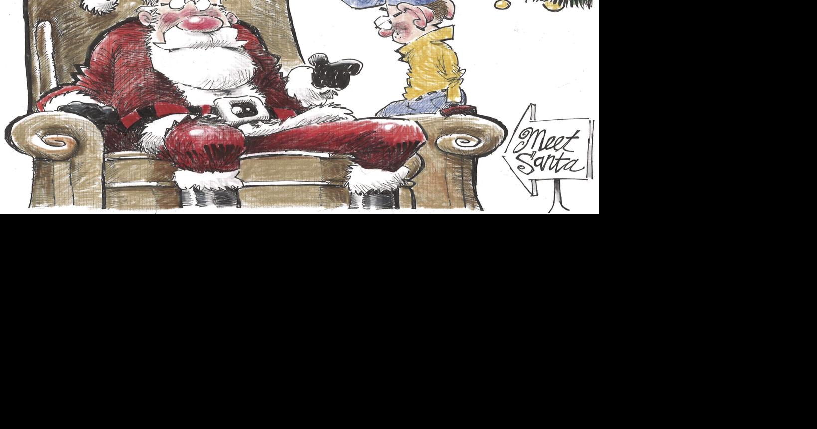 Santa passing on the tariffs | Political cartoons | gazettextra.com