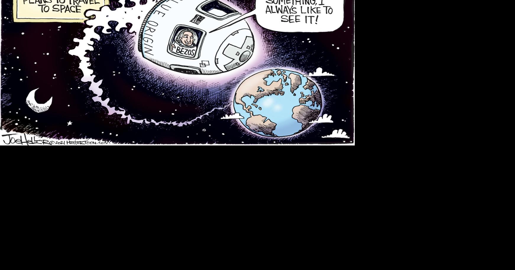 Bezos in space | Political cartoons | gazettextra.com
