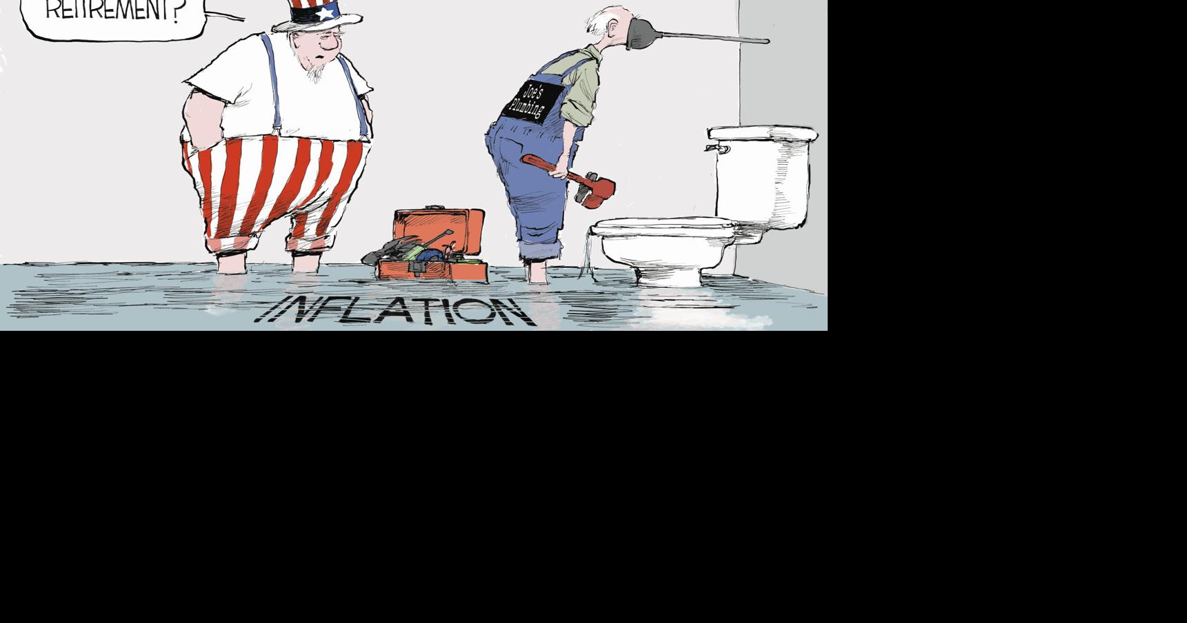 Overflowing inflation | Political cartoons | gazettextra.com