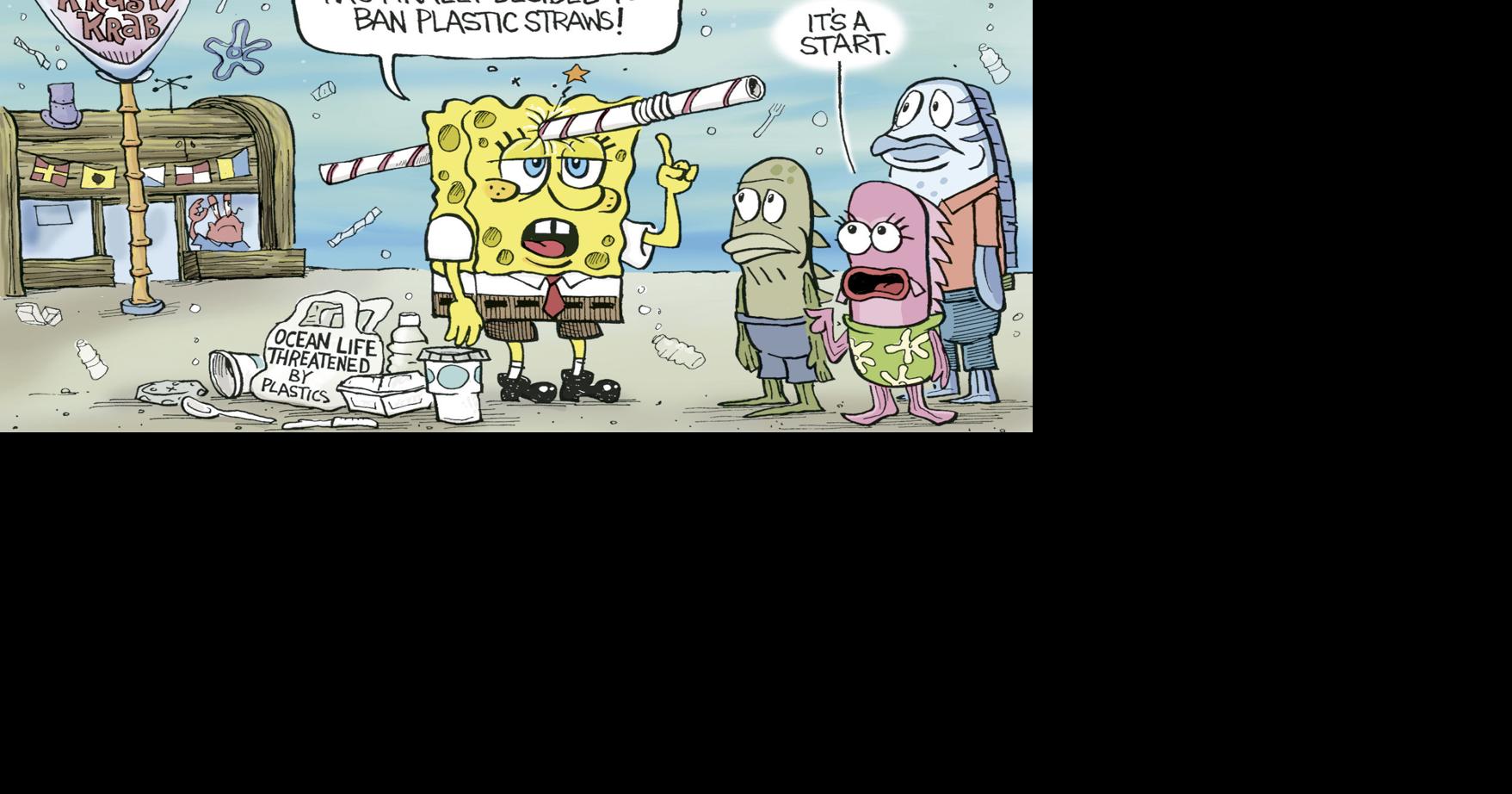 SpongeBob and straws | Political cartoons | gazettextra.com