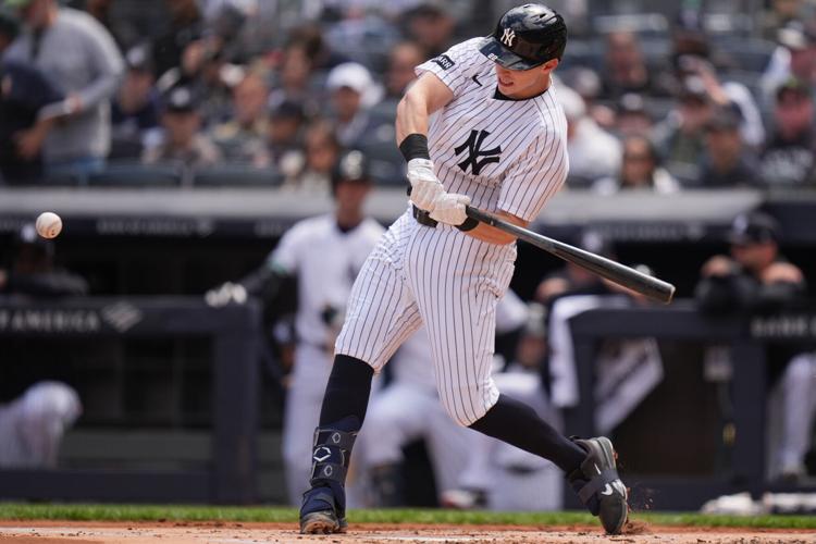 Yankees first baseman Ben Rice exits vs. Orioles with bruised left hand ...