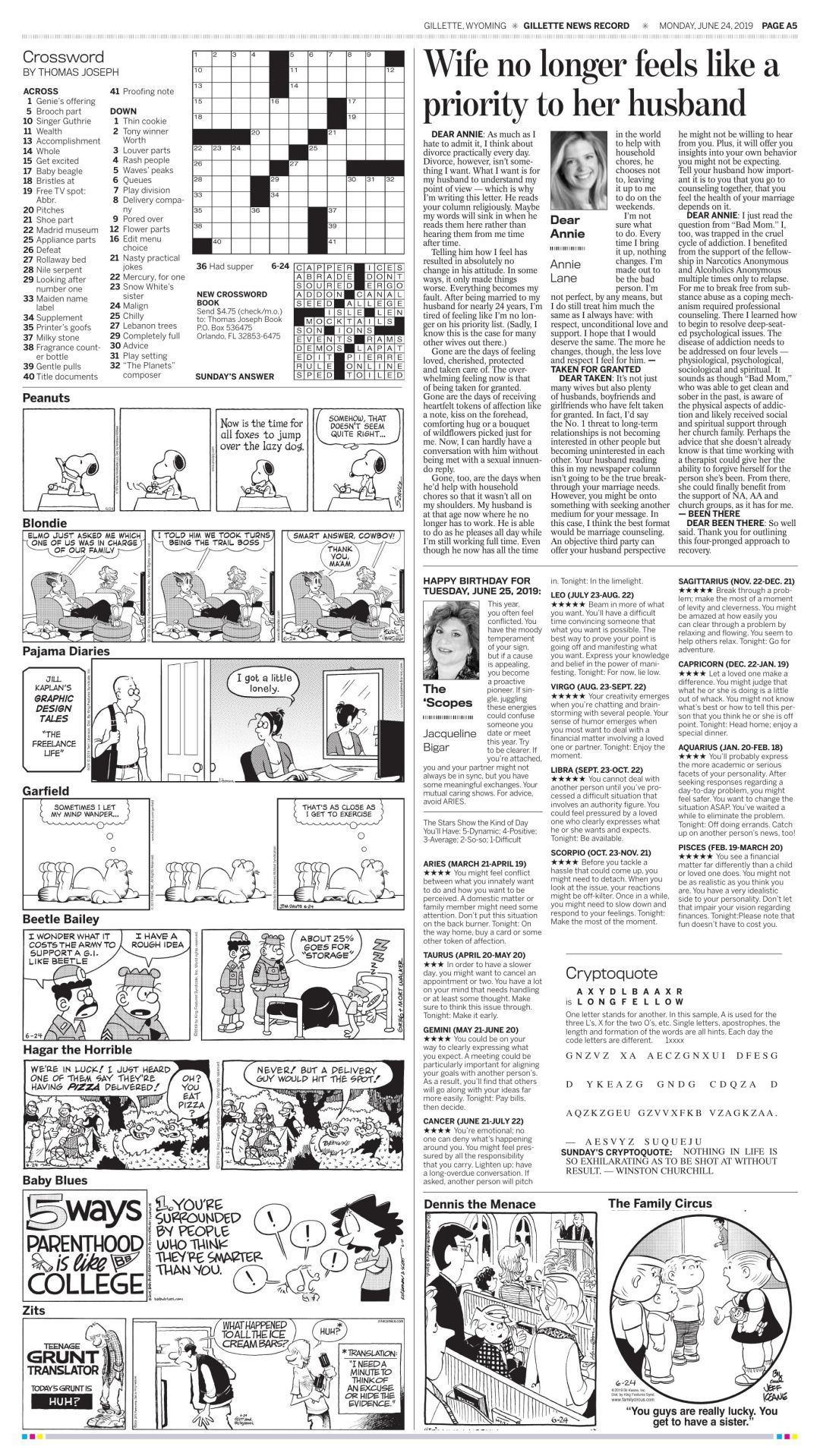 Monday Comics | Local News | gillettenewsrecord.com