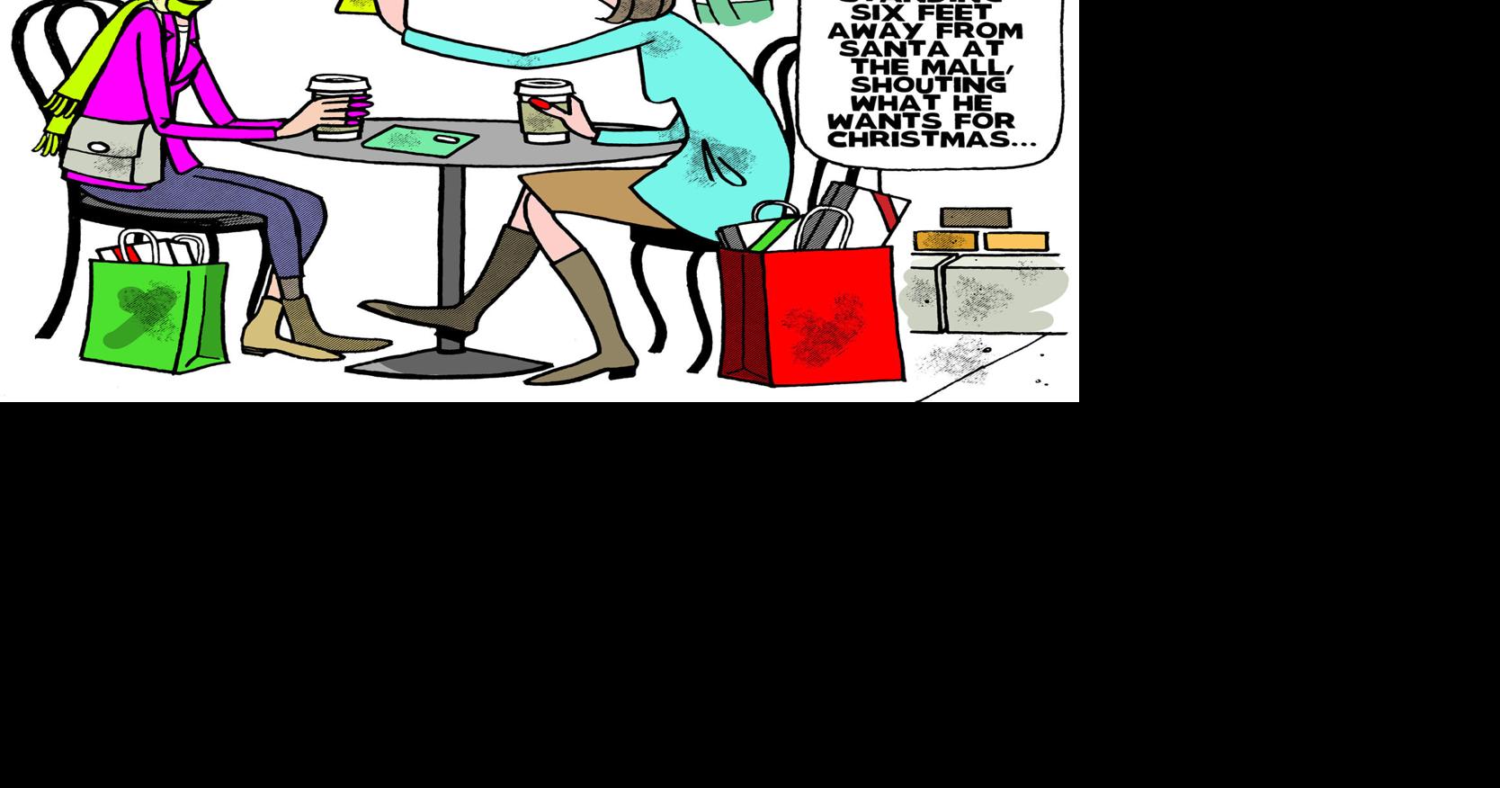 Santa at the mall | Editorial Cartoons | gillettenewsrecord.com